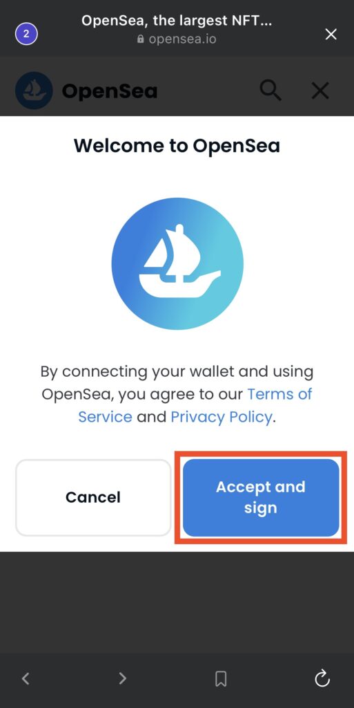 【Solana版】OpenSea(オープンシー)の始め方｜登録・設定編 - スマホでもOK