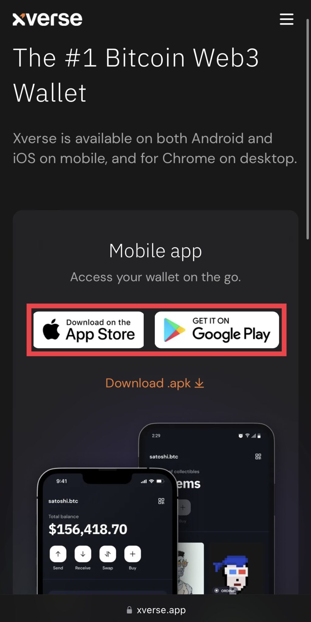 【ビットコインNFTに必須】Xverse Wallet（エックスバースウォレット）の使い方 - スマホOK