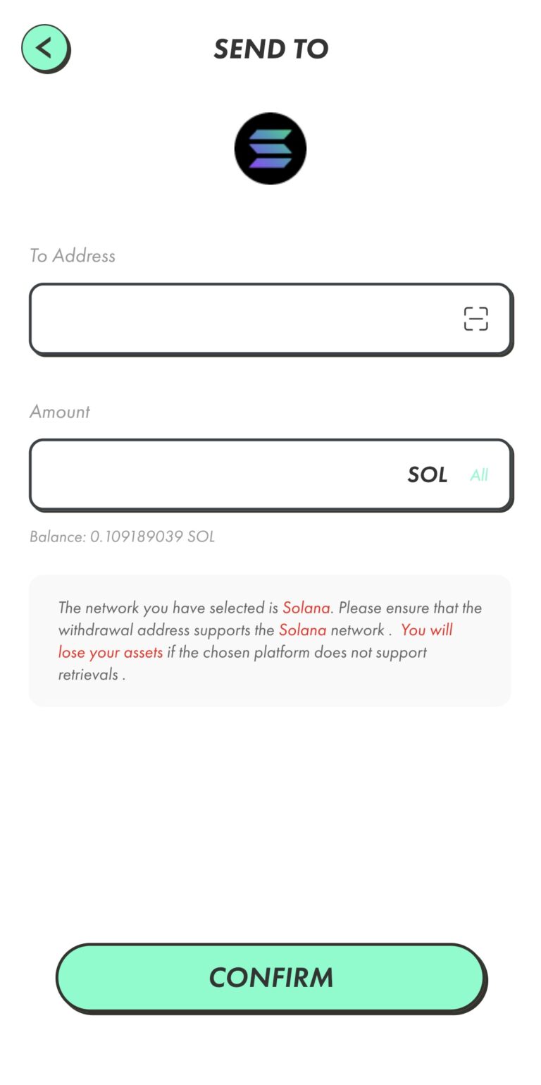 【国内で取引OK】STEPNからSOL（ソラナ）を出金・換金する手順