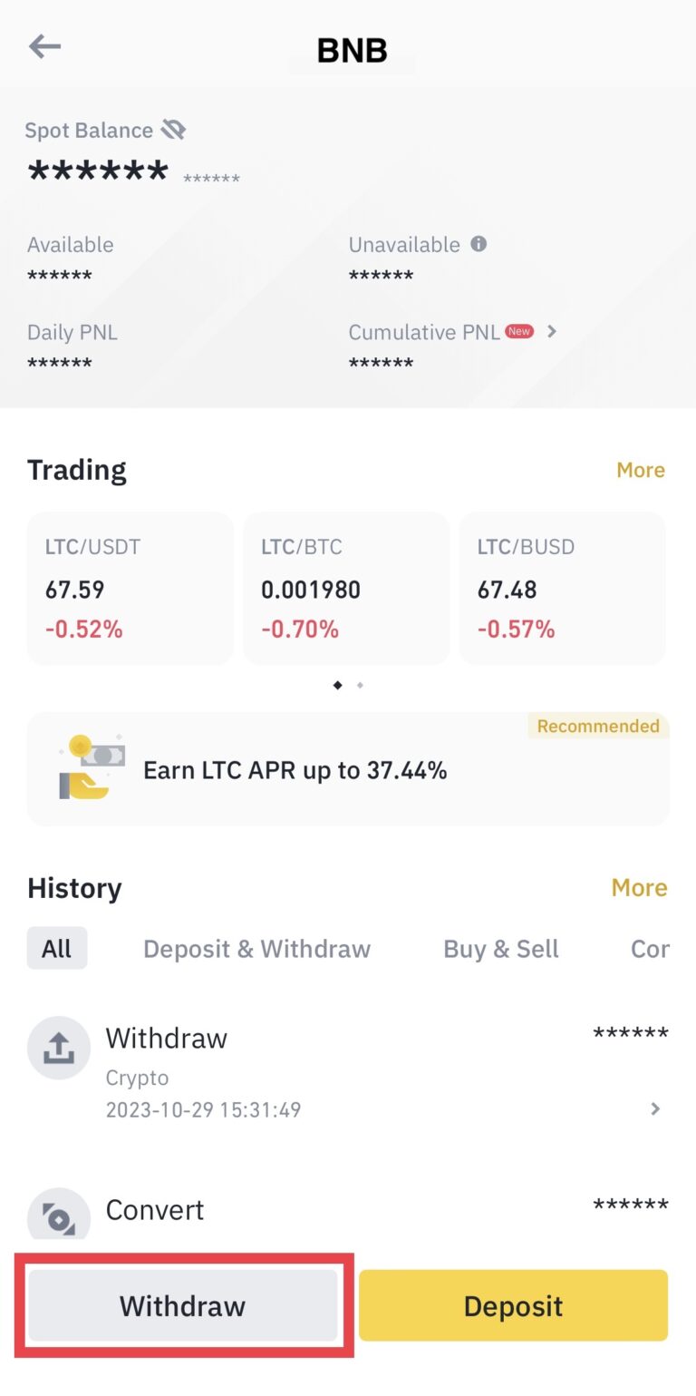 【少額OK】Binance（バイナンス）からビットバンクへの送金方法・手数料・反映時間